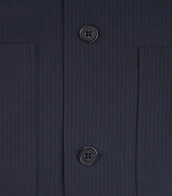 NN.07 Seersucker Blaze Overshirt