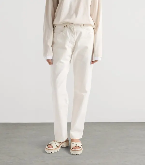 Prada Old Denim Straight Jeans