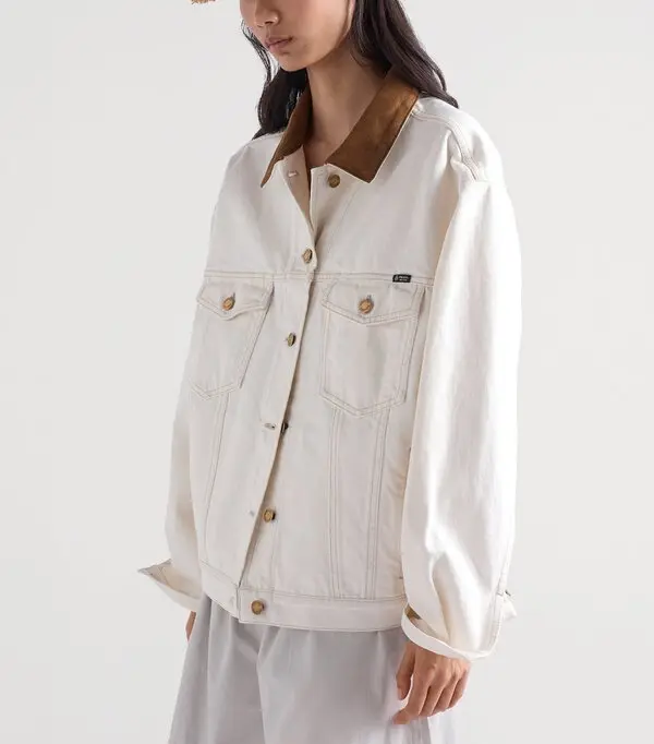 Prada Blouson Denim Jacket