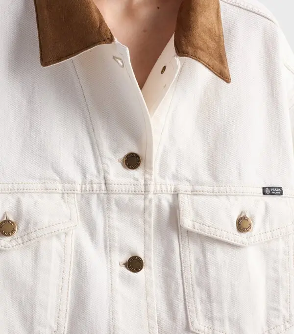 Prada Blouson Denim Jacket
