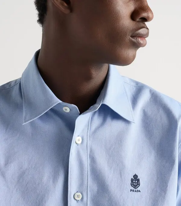 Prada Cotton Crest Shirt