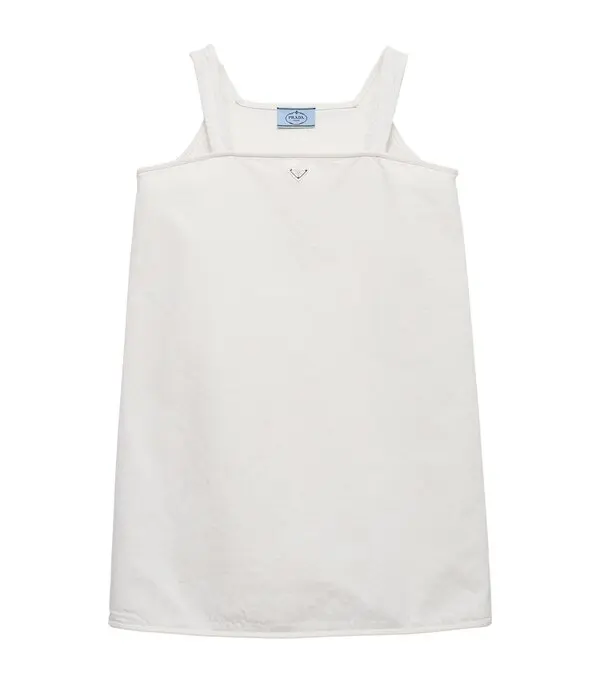 Prada Denim Mini Dress - White