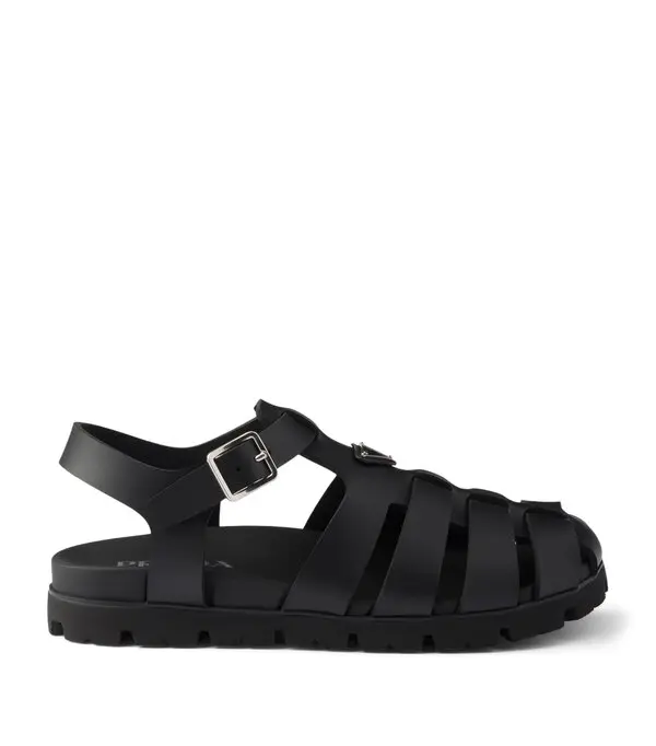 Prada Rubber Fisherman Sandals
