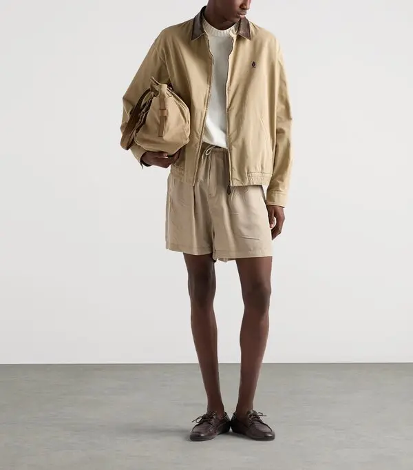 Prada Silk Bermuda Shorts