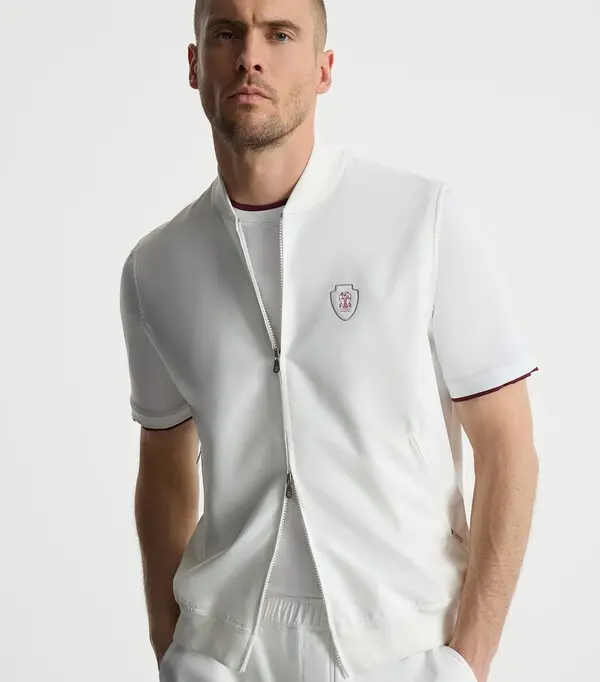 Brunello Cucinelli Water-resistant Gilet - White