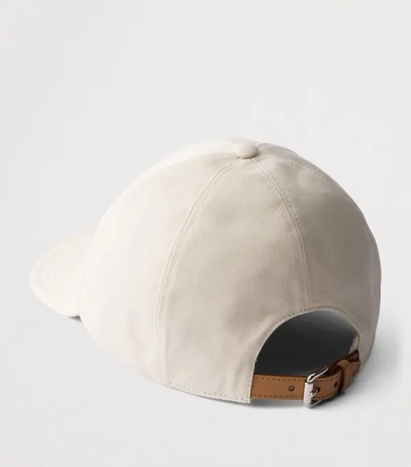 Prada Cotton Gabardine Baseball Cap