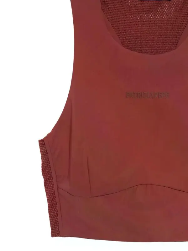 Patrizia Pepe Logo-detail Sleeveless Top