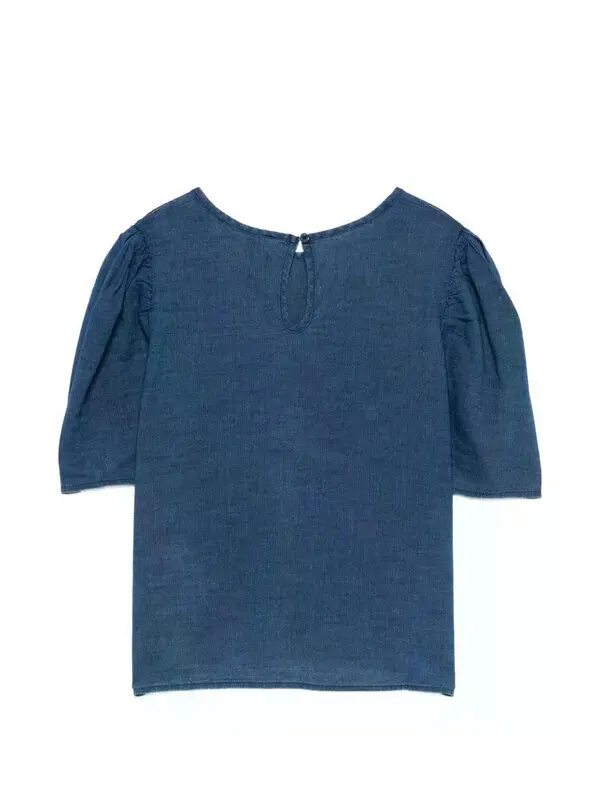 Dkny Puff-sleeve Blouse