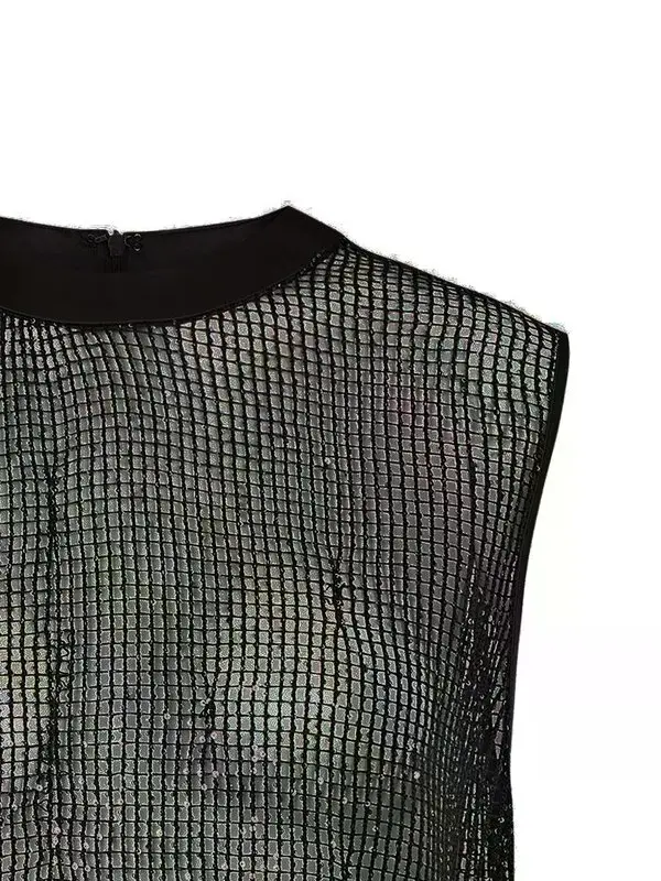 TWP Sequin-netting Tank Top