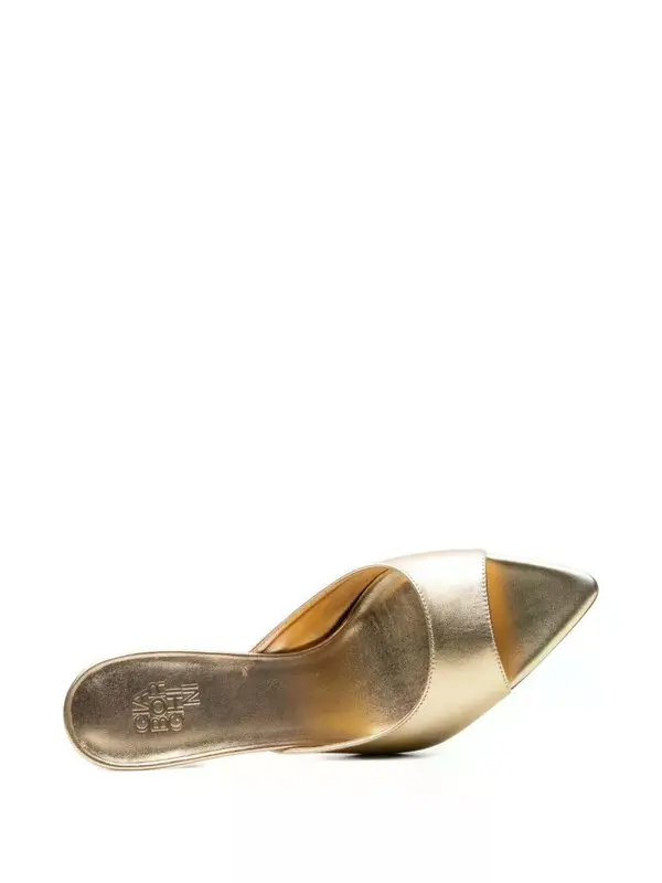 GIABORGHINI Pointed-toe Sandals - Gold
