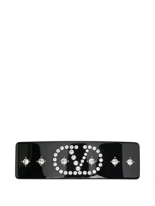 Valentino Garavani Vlogo Hair Clip - Black