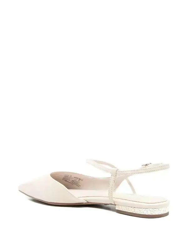 TAMARIS Flat Pumps With Buckle-strap - Neutrals