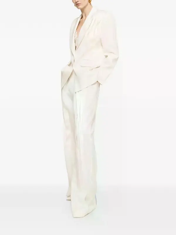 NISSA Mid-rise Linen Trousers