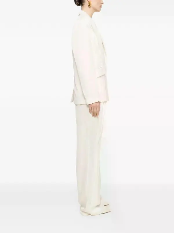 NISSA Mid-rise Linen Trousers