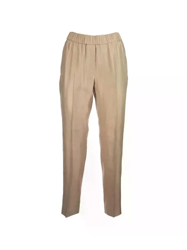 Peserico Elastic-waistband Trousers - Neutrals