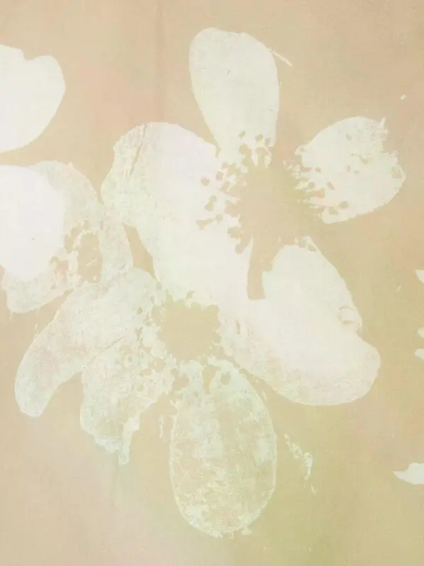 Iceberg Floral-print Linen Top - Neutrals