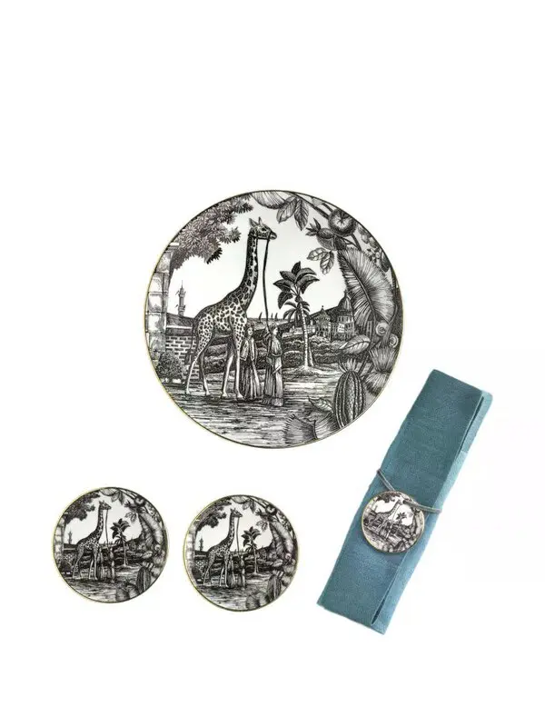 SIMONE GUIDARELLI HOME Sunset Safari Coaster Set