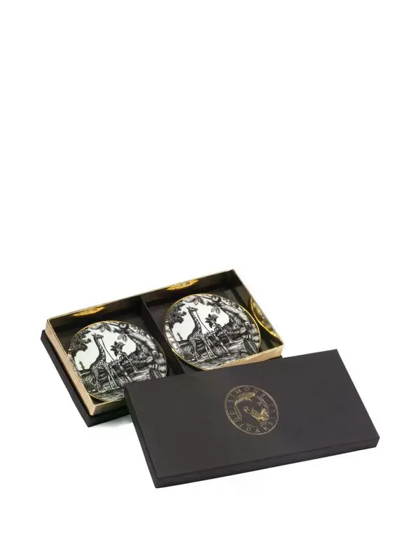 SIMONE GUIDARELLI HOME Sunset Safari Coaster Set