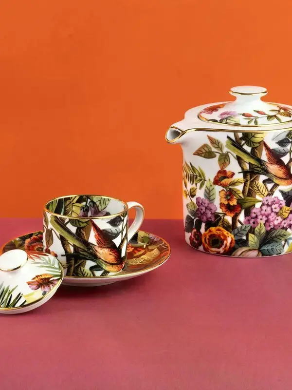 SIMONE GUIDARELLI HOME Jungle Floral Teapot