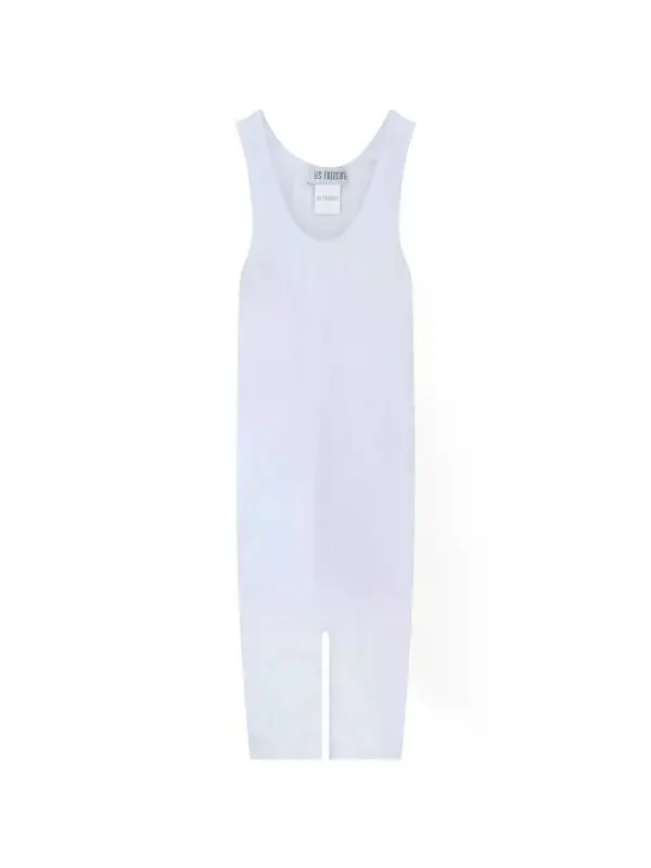 LES FILLES D'EVA Textured Jumpsuit - White