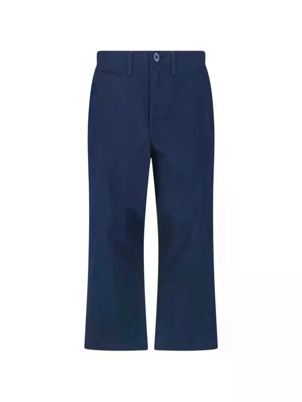 ROY ROGER'S Cotton Trousers - Blue