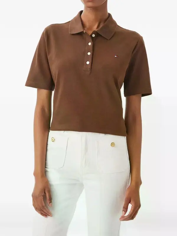 Tommy Hilfiger 1985 Pique Polo - Brown