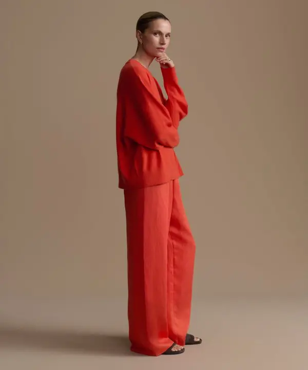 Jenni Kayne Summer Demi Pant - Red