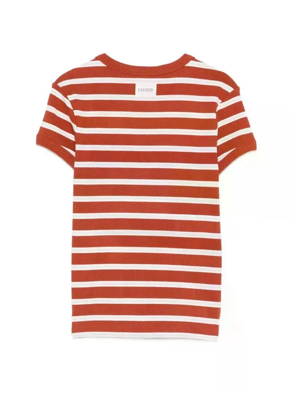 Closed Striped Rib-knit T-shirt