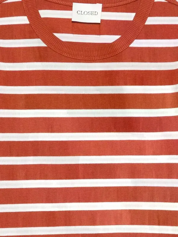 Closed Striped Rib-knit T-shirt