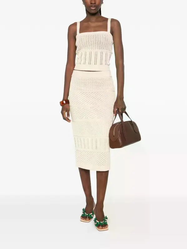 Max Mara Open Stitch Top