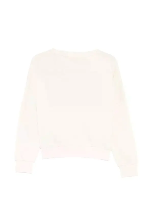 Liu Jo Crystal-embellished Sweatshirt - Neutrals