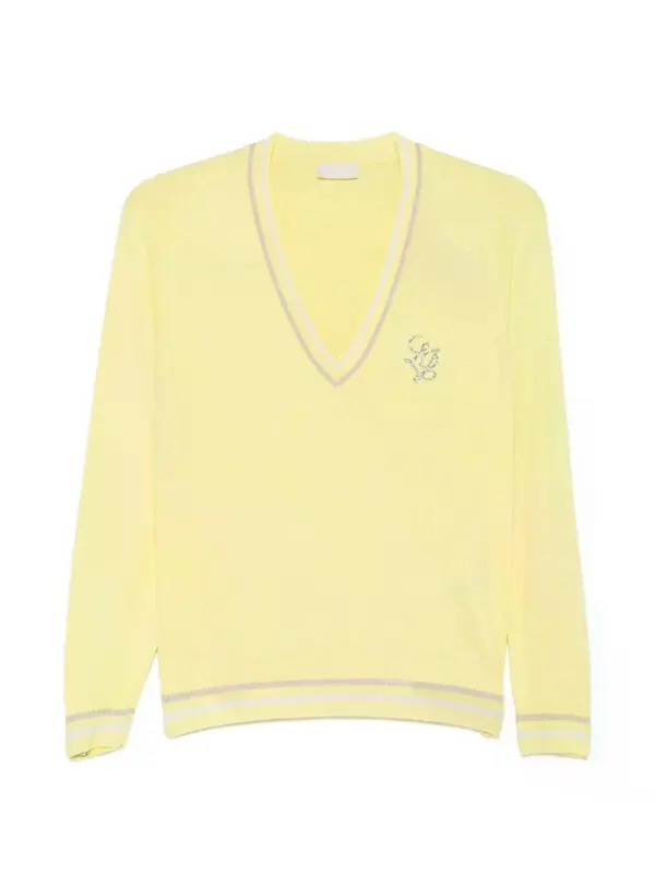 Liu Jo V-neck Sweater - Yellow