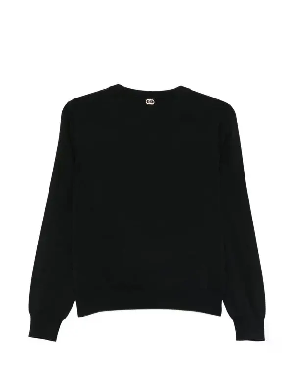 Liu Jo Crystal-embellished Sweater - Black