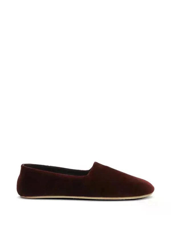 THE ROW Ponti Slippers - Red