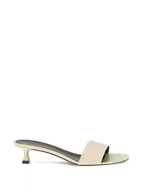 THE ROW Two Slide Sandals - Neutrals