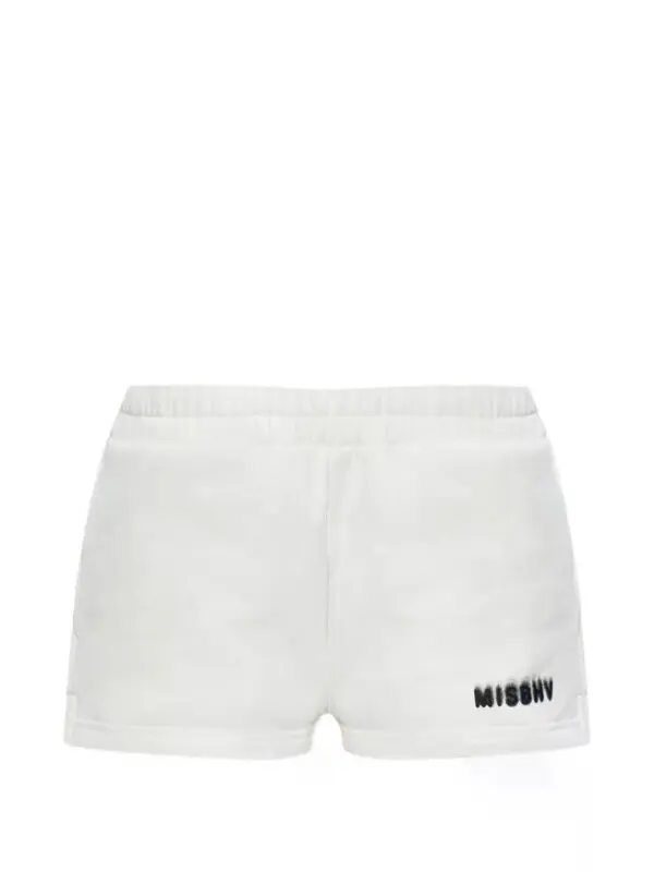MISBHV Logo Track Shorts - White
