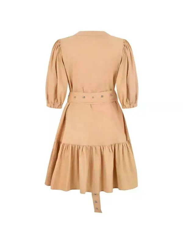 LES FILLES D'EVA Stud-detail Tiered Dress