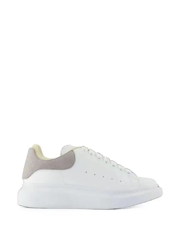 Alexander McQueen Low-top Leather Sneakers - White