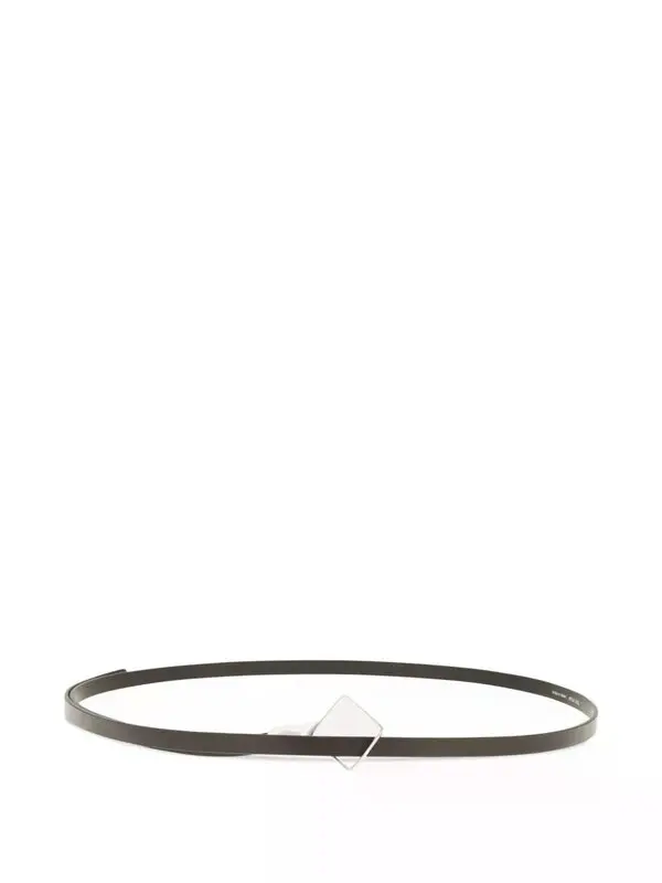 THE ROW Rhombus Leather Belt - Brown