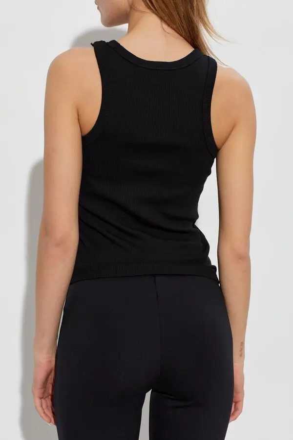 Palm Angels Ribbed Fitted Top