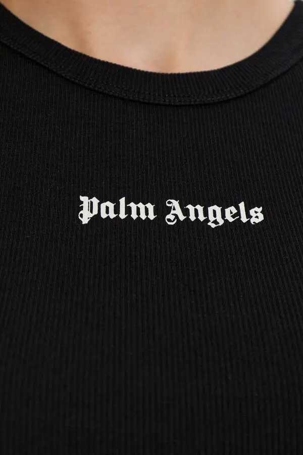 Palm Angels Ribbed Fitted Top