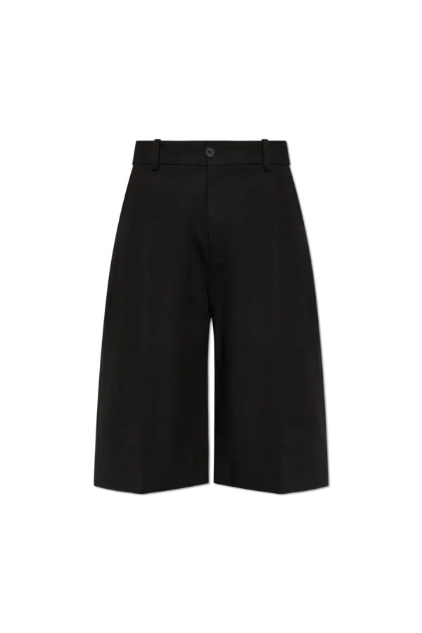 Studio Nicholson Fowld Bermuda Shorts - Black