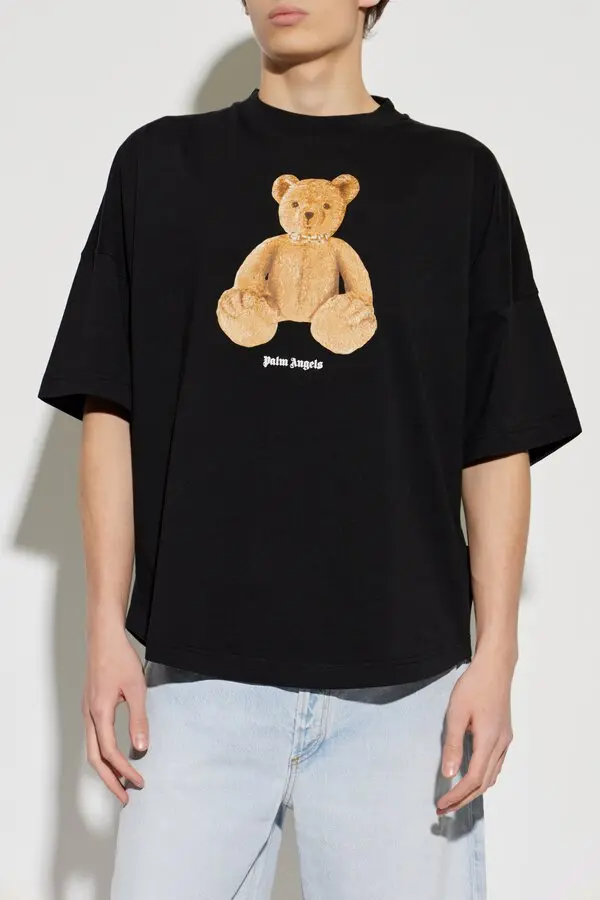 Palm Angels T-shirt With Printed Logo