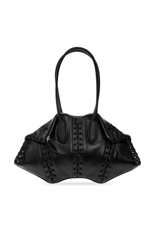 Alexander McQueen Manta Shoulder Bag - Black