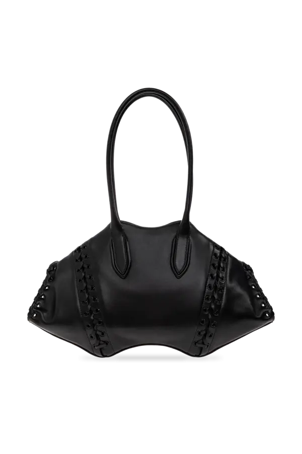 Alexander McQueen Manta Shoulder Bag - Black