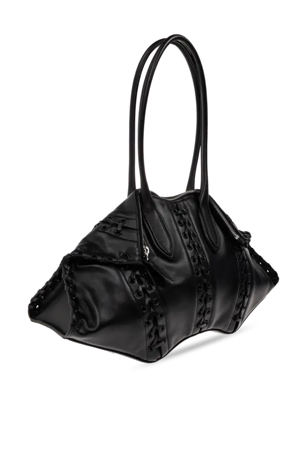Alexander McQueen Manta Shoulder Bag - Black