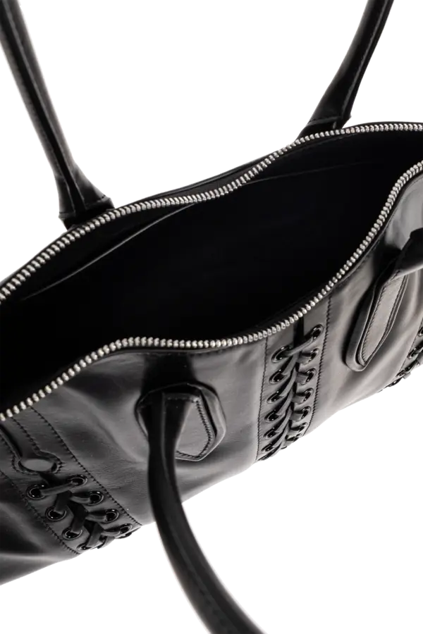 Alexander McQueen Manta Shoulder Bag - Black