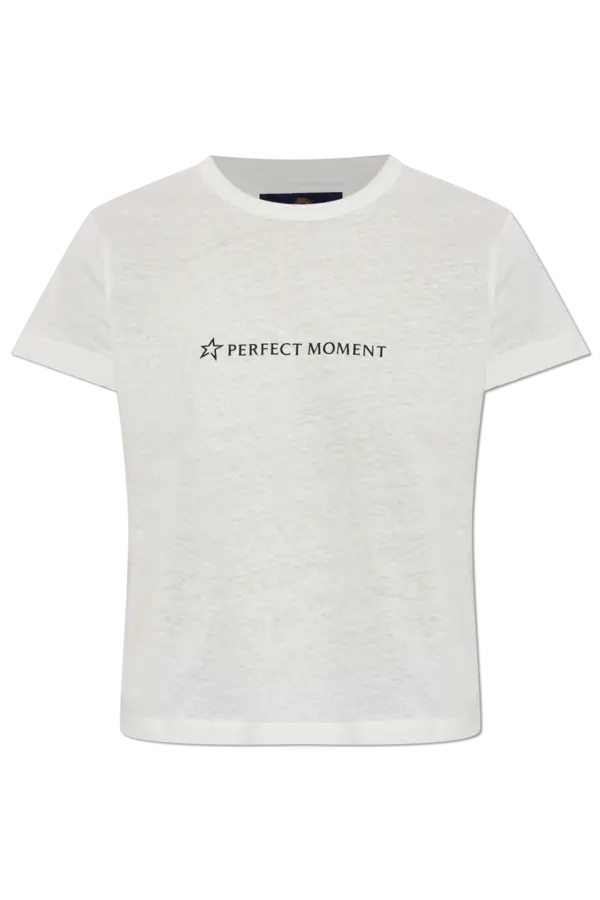 Perfect Moment Printed Logo T-shirt - White
