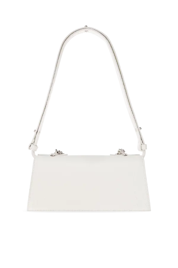 Alexander McQueen Jewelled Mini Bag - White