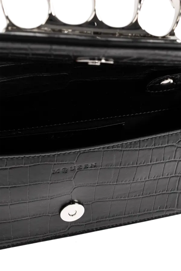 Alexander McQueen Jewelled Mini' Handbag - Black